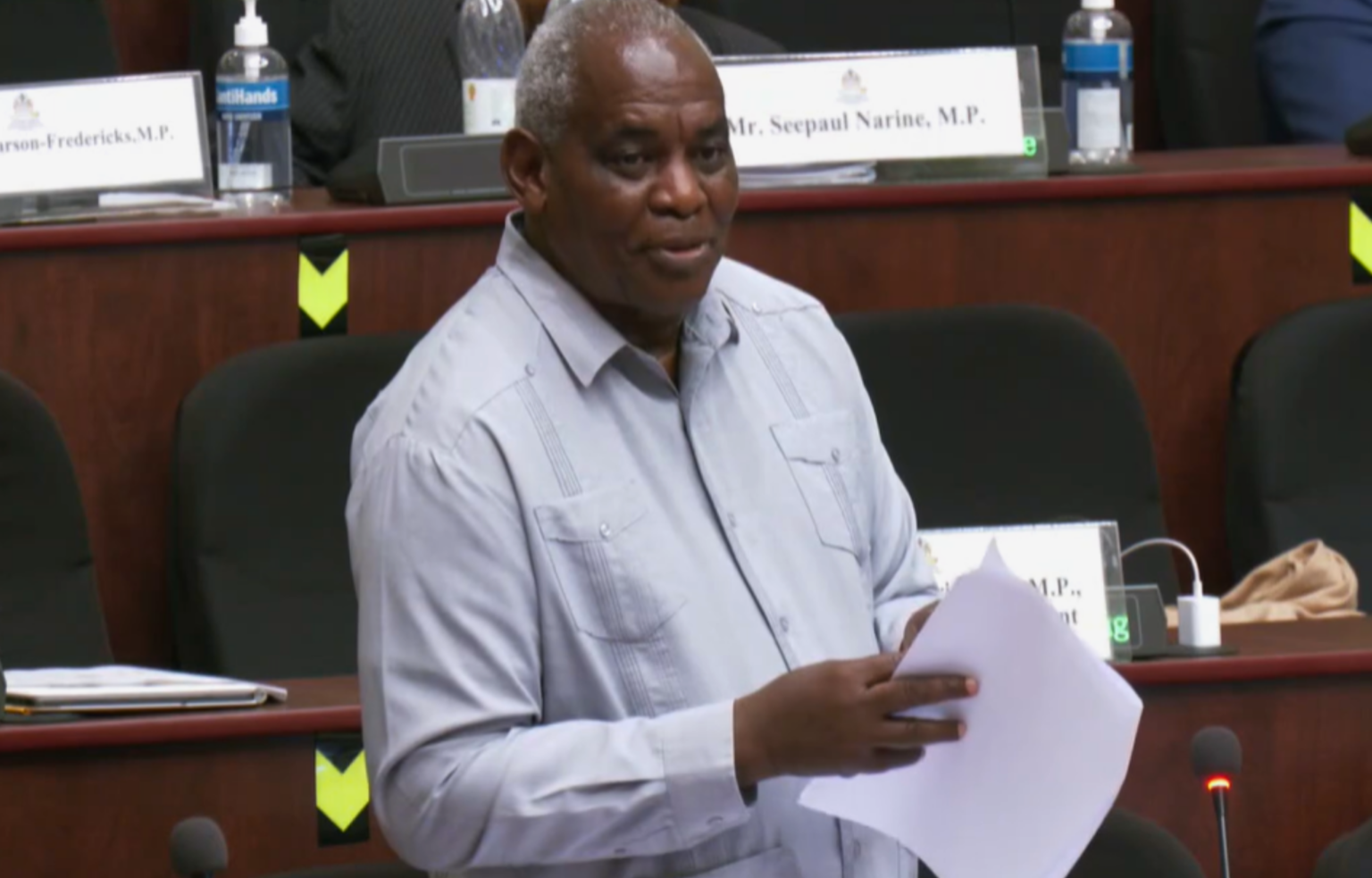 Minister Robeson Benn Updates on Guyana Police Force Modernization ...