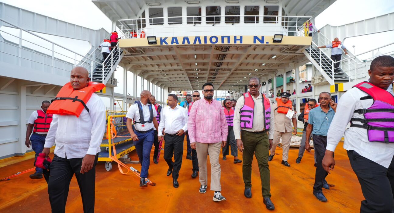 President Ali welcomes new Region One-Georgetown ferry – NCN Guyana